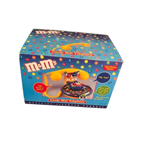 Other | Rare Vintage Mms Candy Dish Telephone Collectible Phone Nib New ...